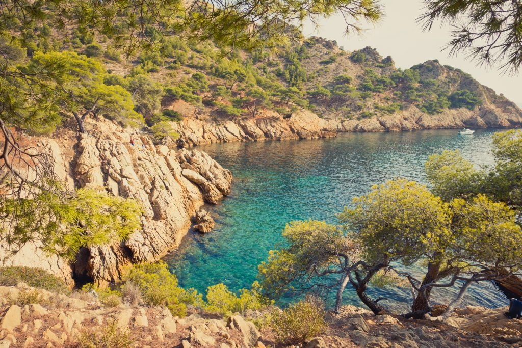 Sentier de la côte bleue prés de Marseille - Randonne avec ton chien